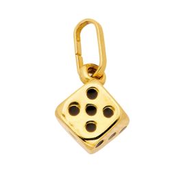 Adelia&acute;s Kettenanh&auml;nger ADELIA&acute;S "333 Gold Anh&auml;nger W&uuml;rfel", gold, Schmuckanh&auml;nger, Damen, Gold, Kettenanh&auml;nger, Goldschmuck f&uuml;r Damen