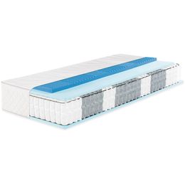 f.a.n. Taschenfederkernmatratze FAN "Sleep Spring Pro, Boxspringmatratze m. Thermogelauflage", wei&szlig;, B:120cm H:33cm L:200cm, Bezug: 60% Polyester, 40% Viskose. Steppf&uuml;llung: 100% Polyester, Matratzen, Taschenfederkernmatratze, Matratze 90x200, 140x200 & weitere Gr., mit integriertem Gel-Topper
