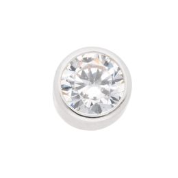 Adelia&acute;s Kettenanh&auml;nger ADELIA&acute;S "333 Wei&szlig;gold Anh&auml;nger", silber, Schmuckanh&auml;nger, Damen, mit Zirkonia, Gold, Kettenanh&auml;nger, mit Zirkonia Goldschmuck f&uuml;r Damen
