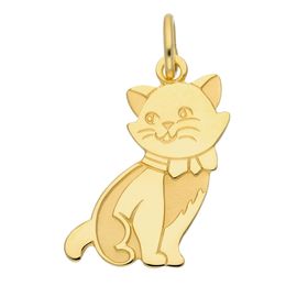 Adelia&acute;s Kettenanh&auml;nger ADELIA&acute;S "333 Gold Anh&auml;nger Katze", gold, Schmuckanh&auml;nger, Damen, Gold, Kettenanh&auml;nger, Goldschmuck f&uuml;r Damen