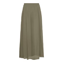 Faltenrock Only "ONLASTA &ndash; Kn&ouml;chellanger Rock mit elastischem Bund", Damen, Gr. L (40), blau (mermaid), Jersey, Obermaterial: 100% Polyester, unifarben, regular fit kn&ouml;chellang, R&ouml;cke, regular fit, Jersey, Polyester, elastischer Bund, unifarben