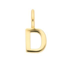 Adelia&acute;s Buchstabenanh&auml;nger ADELIA&acute;S "Buchstabenanh&auml;nger D 333 Gold ( 8K )", gold, Schmuckanh&auml;nger, Damen, D, Gold, Goldanh&auml;nger Buchstabe D