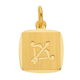 Adelia&acute;s Kettenanh&auml;nger ADELIA&acute;S "333 Gold Sternzeichen Anh&auml;nger Sch&uuml;tze", gold, Schmuckanh&auml;nger, Damen, Sch&uuml;tze, Gold, Kettenanh&auml;nger, Goldschmuck f&uuml;r Damen & Herren