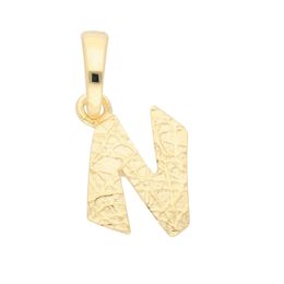 Adelia&acute;s Buchstabenanh&auml;nger ADELIA&acute;S "Buchstabenanh&auml;nger N 333 Gold ( 8K )", gold, Schmuckanh&auml;nger, Damen, N, Gold, Goldanh&auml;nger Buchstabe N