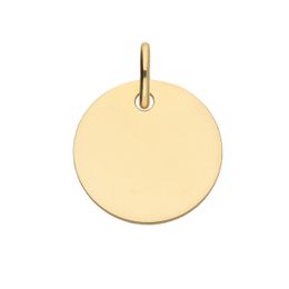 Adelia&acute;s Kettenanh&auml;nger ADELIA&acute;S "Gravurplatte 333 Gold ( 8K )", gold, Schmuckanh&auml;nger, Damen, Gold, Kettenanh&auml;nger, Goldanh&auml;nger