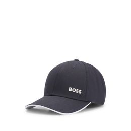 Baseball Cap BOSS Green "Cap-Bold", Herren, blau (dunkelblau 402), Twill, Baumwolle, unifarben, Caps, mit kontrastfarbener Unterseite, Unisex
