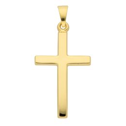 Adelia&acute;s Kettenanh&auml;nger ADELIA&acute;S "585 Gold Kreuz Anh&auml;nger", gold, Schmuckanh&auml;nger, Damen, Gold, Kettenanh&auml;nger, Goldschmuck f&uuml;r Damen & Herren