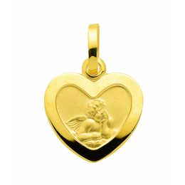 Adelia&acute;s Kettenanh&auml;nger ADELIA&acute;S "Medaille Amor 585 Gold ( 14K )", gold, Schmuckanh&auml;nger, Damen, Gold, Kettenanh&auml;nger, Goldanh&auml;nger Amor