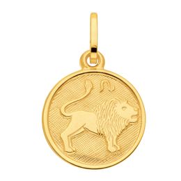 Adelia&acute;s Kettenanh&auml;nger ADELIA&acute;S "333 Gold Sternzeichen Anh&auml;nger L&ouml;we &Oslash; 11,8 mm", gold, Schmuckanh&auml;nger, Damen, L&ouml;we, Gold, Kettenanh&auml;nger, Goldschmuck f&uuml;r Damen & Herren