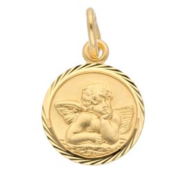 Adelia&acute;s Kettenanh&auml;nger ADELIA&acute;S "333 Gold Anh&auml;nger Amor &Oslash; 14 mm", gold, Schmuckanh&auml;nger, Damen, Gold, Kettenanh&auml;nger, Goldschmuck f&uuml;r Damen