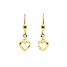 Adelia&acute;s Paar Ohrh&auml;nger ADELIA&acute;S "Ohrh&auml;nger Ohrringe 333 Gold ( 8K ) mit Zirkonia", gold, Ohrringe, Damen, Damen, Gold, Goldohrringe