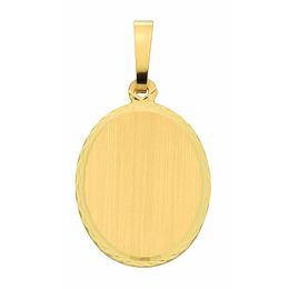 Adelia&acute;s Kettenanh&auml;nger ADELIA&acute;S "Gravurplatte 585 Gold ( 14K )", gold, Schmuckanh&auml;nger, Damen, Gold, Kettenanh&auml;nger, Goldanh&auml;nger