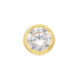Adelia&acute;s Kettenanh&auml;nger ADELIA&acute;S "333 Gold Anh&auml;nger &Oslash; 7 mm", gold, Schmuckanh&auml;nger, Damen, mit Zirkonia, Gold, Kettenanh&auml;nger, mit Zirkonia Goldschmuck f&uuml;r Damen