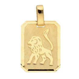 Adelia&acute;s Kettenanh&auml;nger ADELIA&acute;S "333 Gold Sternzeichen Anh&auml;nger L&ouml;we", gold, Schmuckanh&auml;nger, Damen, L&ouml;we, Gold, Kettenanh&auml;nger, Goldschmuck f&uuml;r Damen & Herren