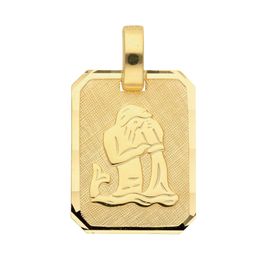 Adelia&acute;s Kettenanh&auml;nger ADELIA&acute;S "333 Gold Sternzeichen Anh&auml;nger Wassermann", gold, Schmuckanh&auml;nger, Damen, Wassermann, Gold, Kettenanh&auml;nger, Goldschmuck f&uuml;r Damen & Herren