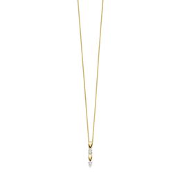 Adelia&acute;s Kettenanh&auml;nger ADELIA&acute;S "Anh&auml;nger aus 333 Gelbgold", gold, Schmuckanh&auml;nger, Damen, Gold, Kettenanh&auml;nger, mit Zirkonia