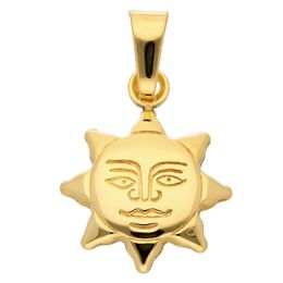 Adelia&acute;s Kettenanh&auml;nger ADELIA&acute;S "333 Gold Anh&auml;nger Sonne", gold, Schmuckanh&auml;nger, Damen, Gold, Kettenanh&auml;nger, Goldschmuck f&uuml;r Damen