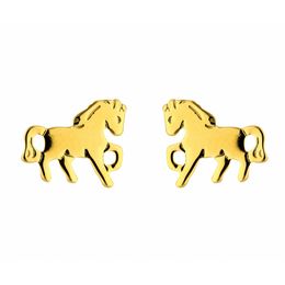 Adelia&acute;s Paar Ohrh&auml;nger ADELIA&acute;S "Pferd Ohrstecker Ohrringe 333 Gold ( 8K )", gold, Ohrringe, Jungen, Kinder, Gold, Goldohrringe Pferd