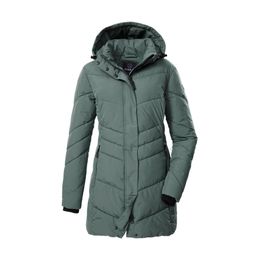 G.I.G.A. by Killtec Steppmantel "GW 60 WMN QLTD PRK", Damen, Gr. 46, jade, Obermaterial: 100% Polyester.Futter: 100% Polyester.F&uuml;llung: 100% Polyester, G.I.G.A. DX BY KILLTEC, M&auml;ntel Steppmantel, Schmaler, wasserabweisender Damenparka mit abnehmbarer Kapuze