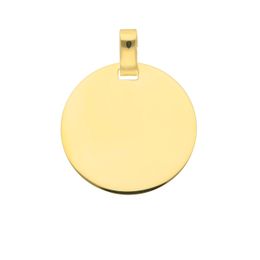 Adelia&acute;s Kettenanh&auml;nger ADELIA&acute;S "Gravurplatte 333 Gold ( 8K )", gold, Schmuckanh&auml;nger, Damen, Gold, Kettenanh&auml;nger, Goldanh&auml;nger