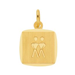 Adelia&acute;s Kettenanh&auml;nger ADELIA&acute;S "333 Gold Sternzeichen Anh&auml;nger Zwilling", gold, Schmuckanh&auml;nger, Damen, Zwilling, Gold, Kettenanh&auml;nger, Goldschmuck f&uuml;r Damen & Herren