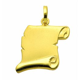 Adelia&acute;s Kettenanh&auml;nger ADELIA&acute;S "Gravurplatte 333 Gold ( 8K )", gold, Schmuckanh&auml;nger, Damen, Gold, Kettenanh&auml;nger, Goldanh&auml;nger