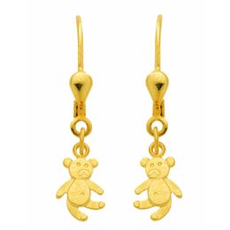 Adelia&acute;s Paar Ohrh&auml;nger ADELIA&acute;S "Ohrh&auml;nger Ohrringe 585 Gold ( 14K )", gold, Ohrringe, Jungen, Kinder, Gold, Goldohrringe