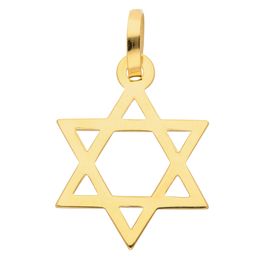 Adelia&acute;s Kettenanh&auml;nger ADELIA&acute;S "585 Gold Anh&auml;nger Davidstern", gold, Schmuckanh&auml;nger, Damen, Gold, Kettenanh&auml;nger, Goldschmuck f&uuml;r Damen