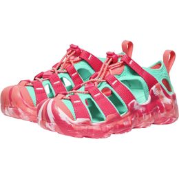 Sandale Keen "HYPERPORT H2", Jungen, Gr. 38, blau (raspberry, pool blau), Synthetik, Schuhe Sandale