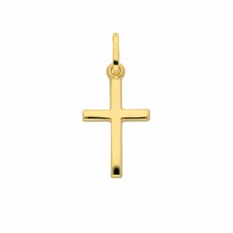 Adelia&acute;s Kette mit Anh&auml;nger ADELIA&acute;S "Damen & Herren 333 Gold Kreuz Anh&auml;nger", gold, Halsketten, Damen, Gold, Schmuckset - Set mit Halskette