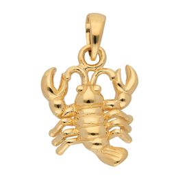 Adelia&acute;s Kettenanh&auml;nger ADELIA&acute;S "585 Gold Sternzeichen Anh&auml;nger Krebs", gold, Schmuckanh&auml;nger, Damen, Krebs, Gold, Kettenanh&auml;nger, Goldschmuck f&uuml;r Damen & Herren