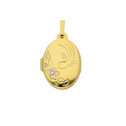 Adelia&acute;s Medallionanh&auml;nger ADELIA&acute;S "Medaillon 333 Gold ( 8K )", gold (silber), Schmuckanh&auml;nger, Damen, Gold, Goldanh&auml;nger