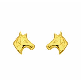 Adelia&acute;s Paar Ohrh&auml;nger ADELIA&acute;S "Pferd Ohrstecker Ohrringe 333 Gold ( 8K )", gold, Ohrringe, Jungen, Kinder, Gold, Goldohrringe Pferd