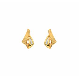Adelia&acute;s Paar Ohrh&auml;nger ADELIA&acute;S "Ohrstecker Ohrringe 333 Gold ( 8K ) mit Zirkonia", gold, Ohrringe, Damen, Damen, Gold, Goldohrringe