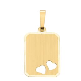 Adelia&acute;s Kettenanh&auml;nger ADELIA&acute;S "333 Gold Gravurplatte Anh&auml;nger", gold, Schmuckanh&auml;nger, Damen, Gold, Kettenanh&auml;nger, Goldschmuck f&uuml;r Damen