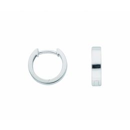 Adelia&acute;s Paar Creolen ADELIA&acute;S "11,7 mm ⌀ Creolen Ohrringe 333 Wei&szlig;gold ( 8K )", silber, Ohrringe, Damen, Damen, Gold, Goldohrringe
