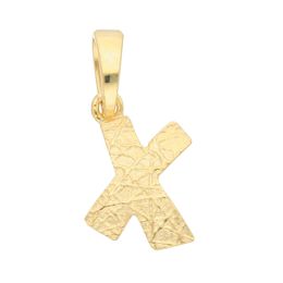 Adelia&acute;s Buchstabenanh&auml;nger ADELIA&acute;S "Buchstabenanh&auml;nger X 333 Gold ( 8K )", gold, Schmuckanh&auml;nger, Damen, Gold, Goldanh&auml;nger Buchstabe X