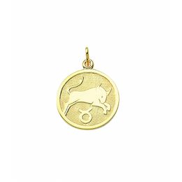 Adelia&acute;s Sternzeichenanh&auml;nger ADELIA&acute;S "Sternzeichen Anh&auml;nger Stier 333 Gold ( 8K )", gold, Schmuckanh&auml;nger, Damen, Stier, Gold, Goldanh&auml;nger Stier