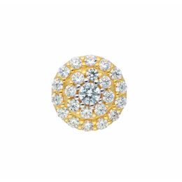 Adelia&acute;s Kettenanh&auml;nger ADELIA&acute;S "Anh&auml;nger 585 Gold ( 14K ) mit Zirkonia", silber, Schmuckanh&auml;nger, Damen, mit Zirkonia, Gold, Kettenanh&auml;nger, Goldanh&auml;nger