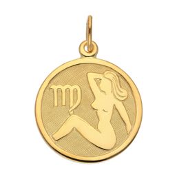 Adelia&acute;s Kettenanh&auml;nger ADELIA&acute;S "333 Gold Sternzeichen Anh&auml;nger Jungfrau &Oslash; 16 mm", gold, Schmuckanh&auml;nger, Damen, Gold, Kettenanh&auml;nger, Goldschmuck f&uuml;r Damen & Herren