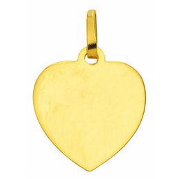 Adelia&acute;s Kette ohne Anh&auml;nger ADELIA&acute;S "Damen 585 Gold Gravurplatte Anh&auml;nger", gold, Halsketten, Damen, Gold, Schmuckset - Set mit Halskette