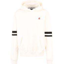 Kapuzensweatshirt Rocawear "Rocawear Rocawear Moola Hoodies", Herren, Gr. XL, wei&szlig;, schwarz, 80% Baumwolle, 20% Polyester, bedruckt, Sweatshirts
