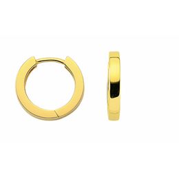 Adelia&acute;s Paar Creolen ADELIA&acute;S "15,2 mm ⌀ Creolen Ohrringe 333 Gold ( 8K )", gold, Ohrringe, Damen, Damen, Gold, Goldohrringe