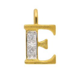 Adelia&acute;s Buchstabenanh&auml;nger ADELIA&acute;S "585 Gold Buchstabenanh&auml;nger", gold, Schmuckanh&auml;nger, Damen, 0,02 VVS = sehr sehr kleine Einschl&uuml;sse mit Diamant, Gold, mit Diamant Goldschmuck f&uuml;r Damen & Herren