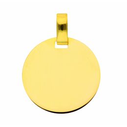 Adelia&acute;s Kettenanh&auml;nger ADELIA&acute;S "Gravurplatte 333 Gold ( 8K )", gold, Schmuckanh&auml;nger, Damen, Gold, Kettenanh&auml;nger, Goldanh&auml;nger