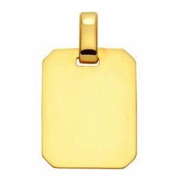 Adelia&acute;s Kettenanh&auml;nger ADELIA&acute;S "Gravurplatte 333 Gold ( 8K )", gold, Schmuckanh&auml;nger, Damen, Gold, Kettenanh&auml;nger, Goldanh&auml;nger