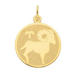 Adelia&acute;s Kettenanh&auml;nger ADELIA&acute;S "333 Gold Sternzeichen Anh&auml;nger Widder &Oslash; 16 mm", gold, Schmuckanh&auml;nger, Damen, Widder, Gold, Kettenanh&auml;nger, Goldschmuck f&uuml;r Damen & Herren
