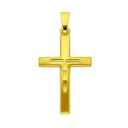 Adelia&acute;s Kettenanh&auml;nger ADELIA&acute;S "Kreuzanh&auml;nger 333 Gold ( 8K )", gold, Schmuckanh&auml;nger, Damen, Gold, Kettenanh&auml;nger, Goldanh&auml;nger Kreuz