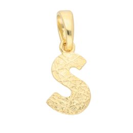 Adelia&acute;s Buchstabenanh&auml;nger ADELIA&acute;S "Buchstabenanh&auml;nger S 333 Gold ( 8K )", gold, Schmuckanh&auml;nger, Damen, S, Gold, Goldanh&auml;nger Buchstabe S