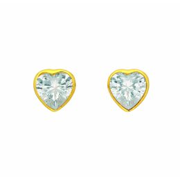 Adelia&acute;s Paar Ohrh&auml;nger ADELIA&acute;S "Ohrstecker Ohrringe 333 Gold ( 8K ) mit Zirkonia", gold, Ohrringe, Damen, Damen, Gold, Goldohrringe